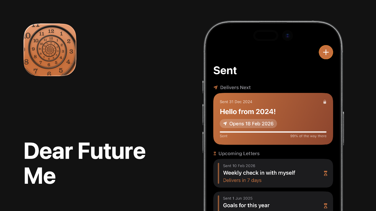 Dear Future Me - Write letters to your future self